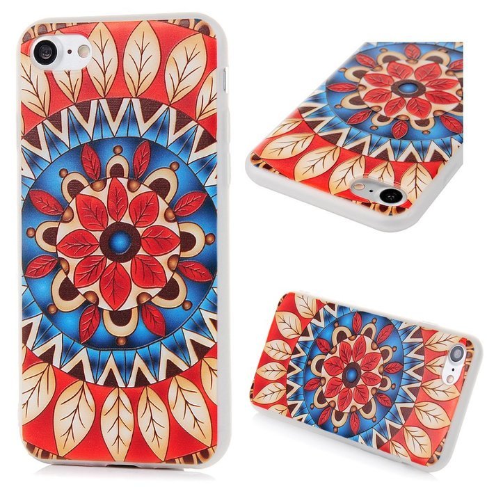 Badalink iPhone 7 3D Basso-relievo TPU Case (4.7") Shockproof Soft TPU ...