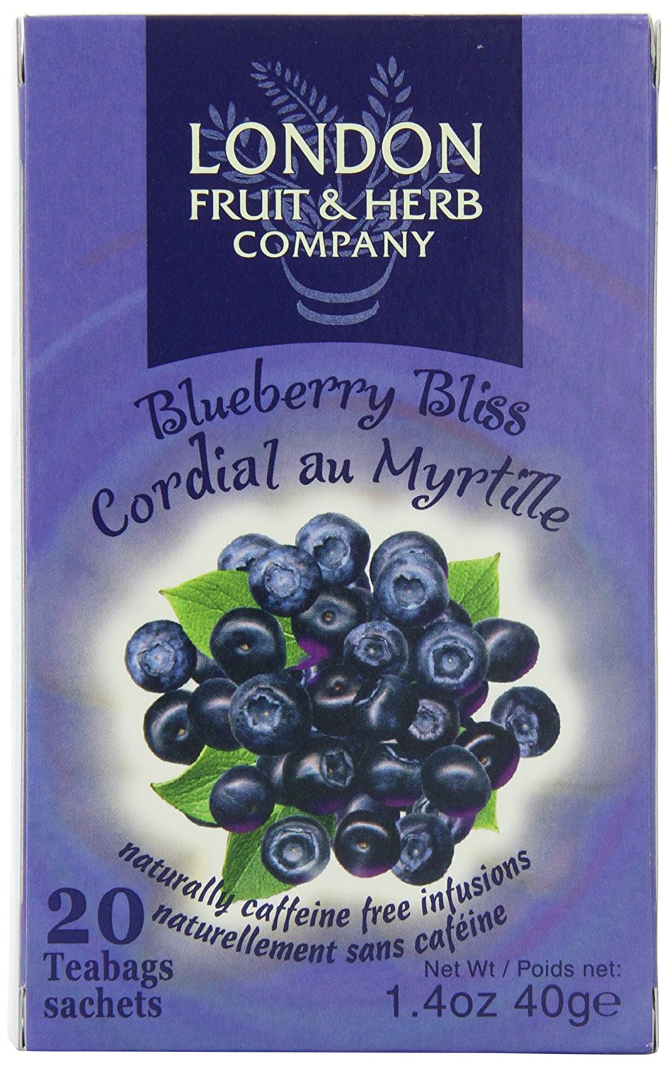 London Fruit & Herb Company Tea, Blueberry Bliss, 20 Count free image ...