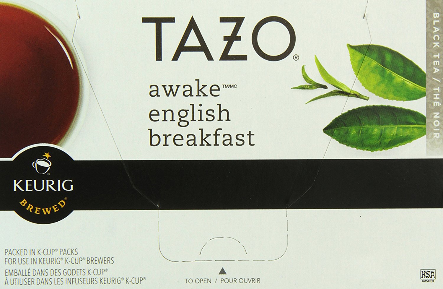 Tazo Tea K-Cup Awake, K-Cup Portion Pack for Keurig K-Cup Brewers, 10 ...