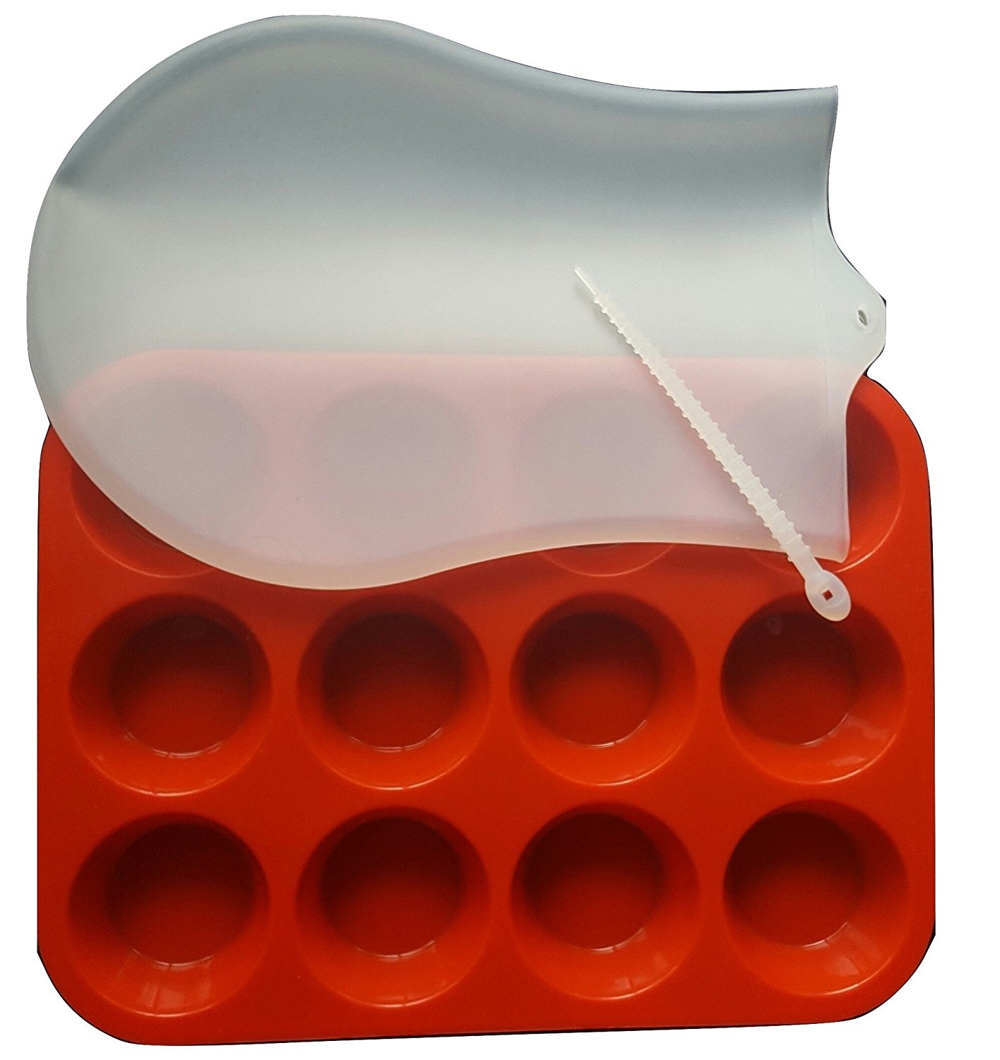 Unique Combination Kit for easy Mixing and Baking: Mini Silicone Muffin ...