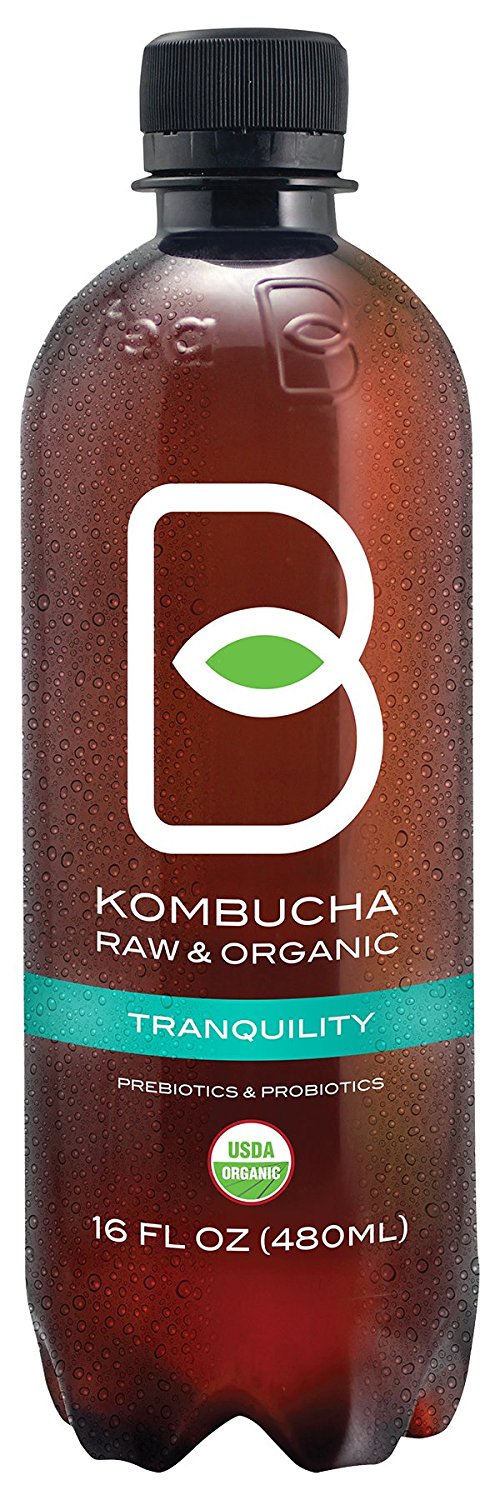 B-tea Kombucha Raw Organic Tea, Only 2g of Sugar, Probiotics ...