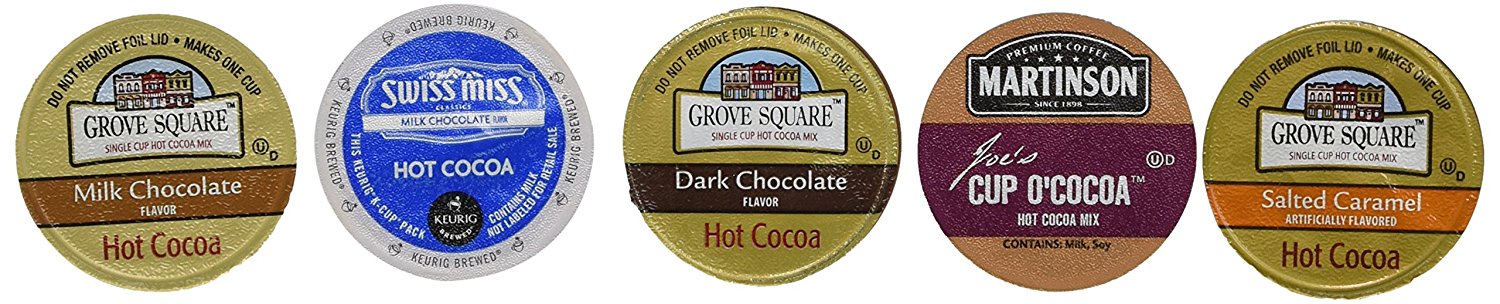 30-count Variety Hot Chocolate Cocoa Cup Sampler for Keurig® K-cup ...