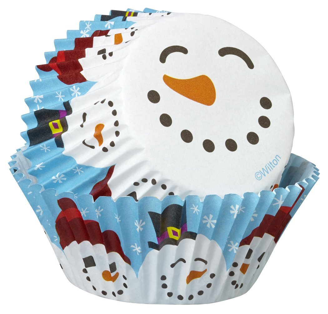 Wilton 415-2663 Christmas Merry and Sweet Cupcake Combo Baking Cups and ...