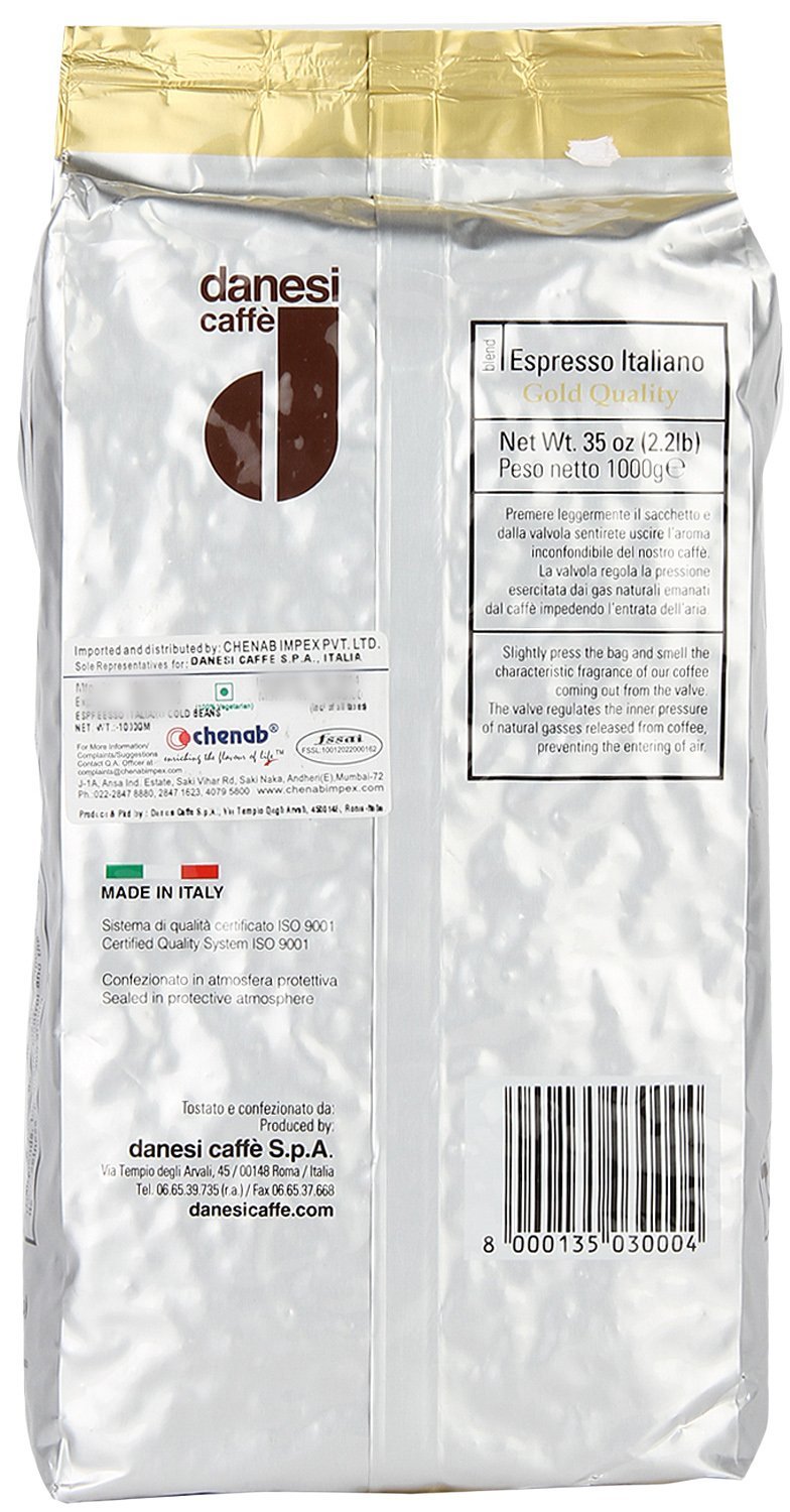 Danesi Caffe Gold Espresso Beans 2.2 lb Bag N5 free image download