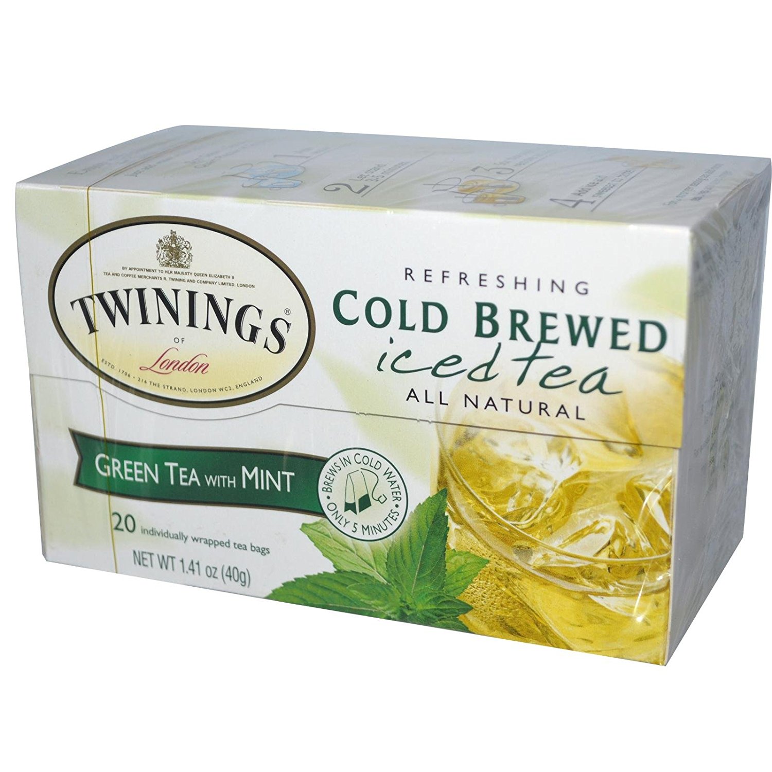 Twinings Green and Mint Cold Brewed Tea - 20 ct free image download