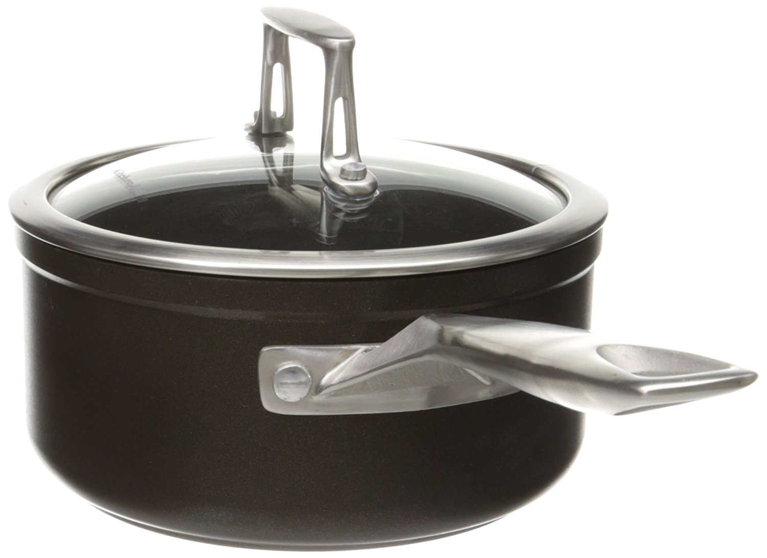 KitchenAid KCH260LCKM Professional Hard Anodized Nonstick 6.0-Quart Low ...