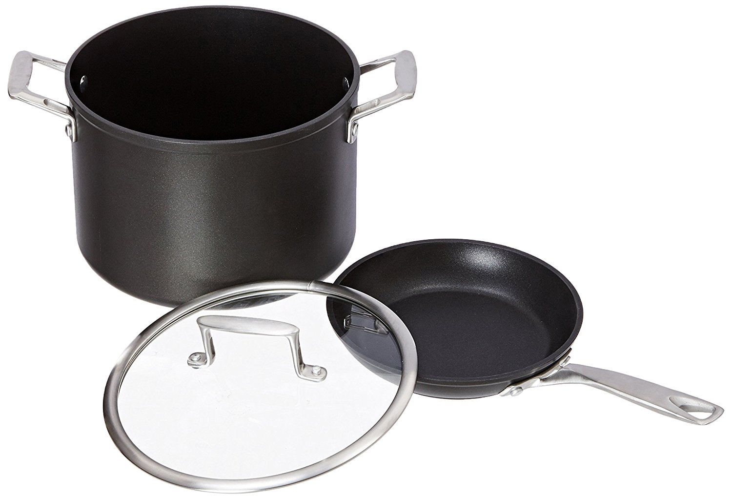 KitchenAid KCH260LCKM Professional Hard Anodized Nonstick 6.0-Quart Low ...