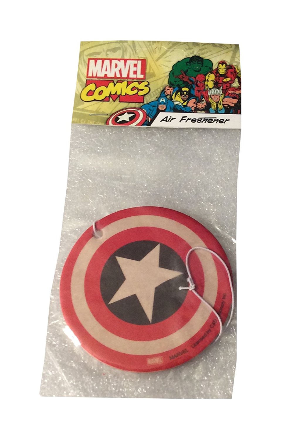 Marvel Comics Captain America Shield Vanilla Scent Auto Office Air ...