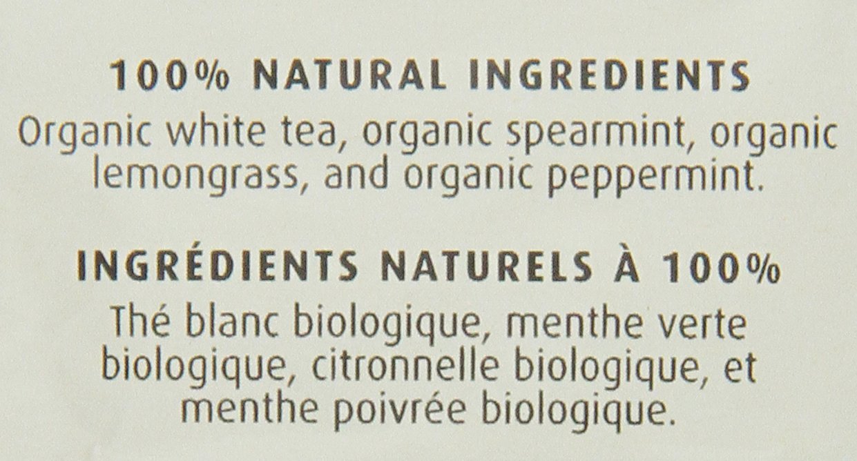 Stash Tea Organic Tea Bags in Foil, White Tea with Mint, 100 Count N2 ...