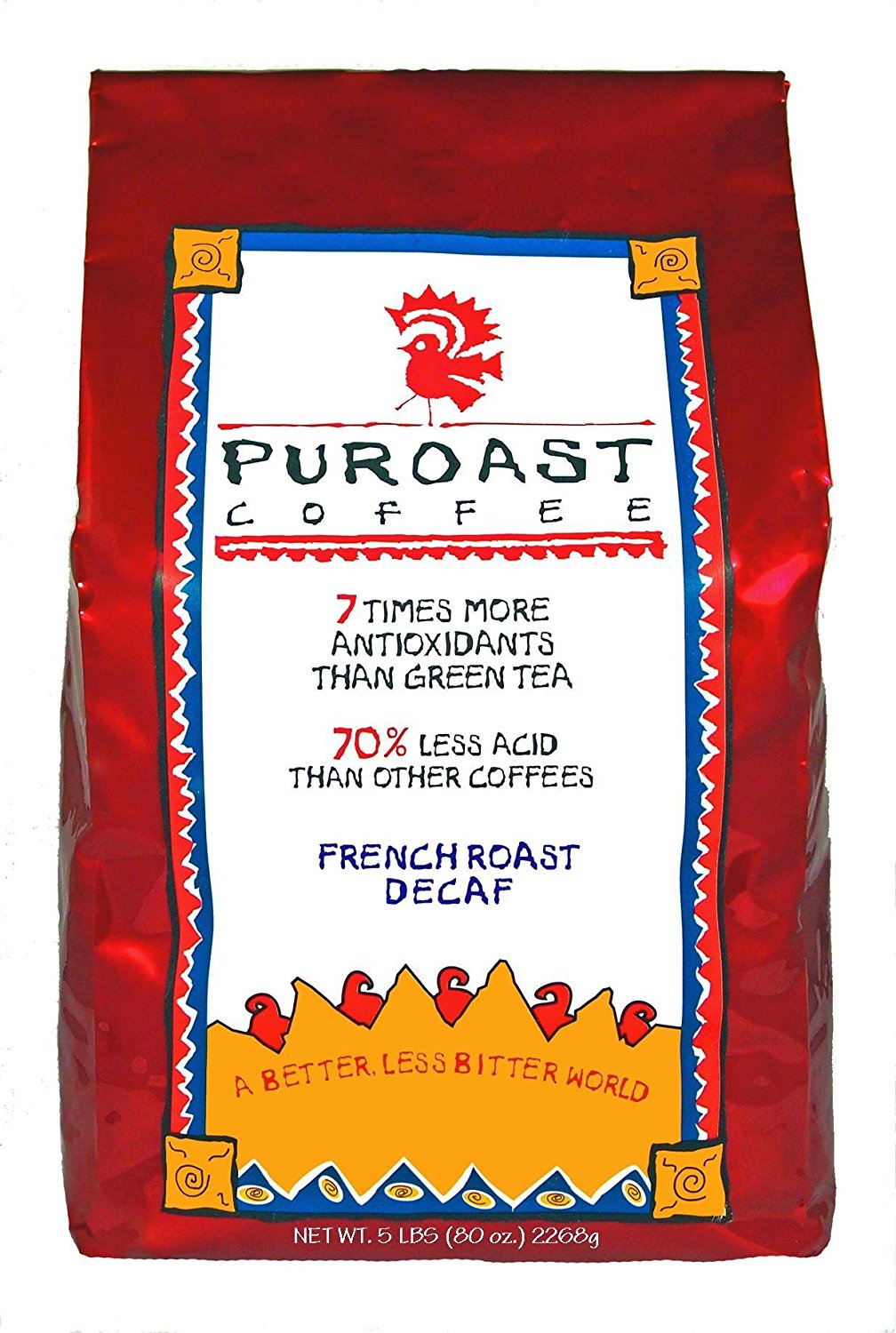 Puroast Low Acid Coffee French Roast Natural Decaf Drip Grind, 2.5-Pound Bag N16 free image download