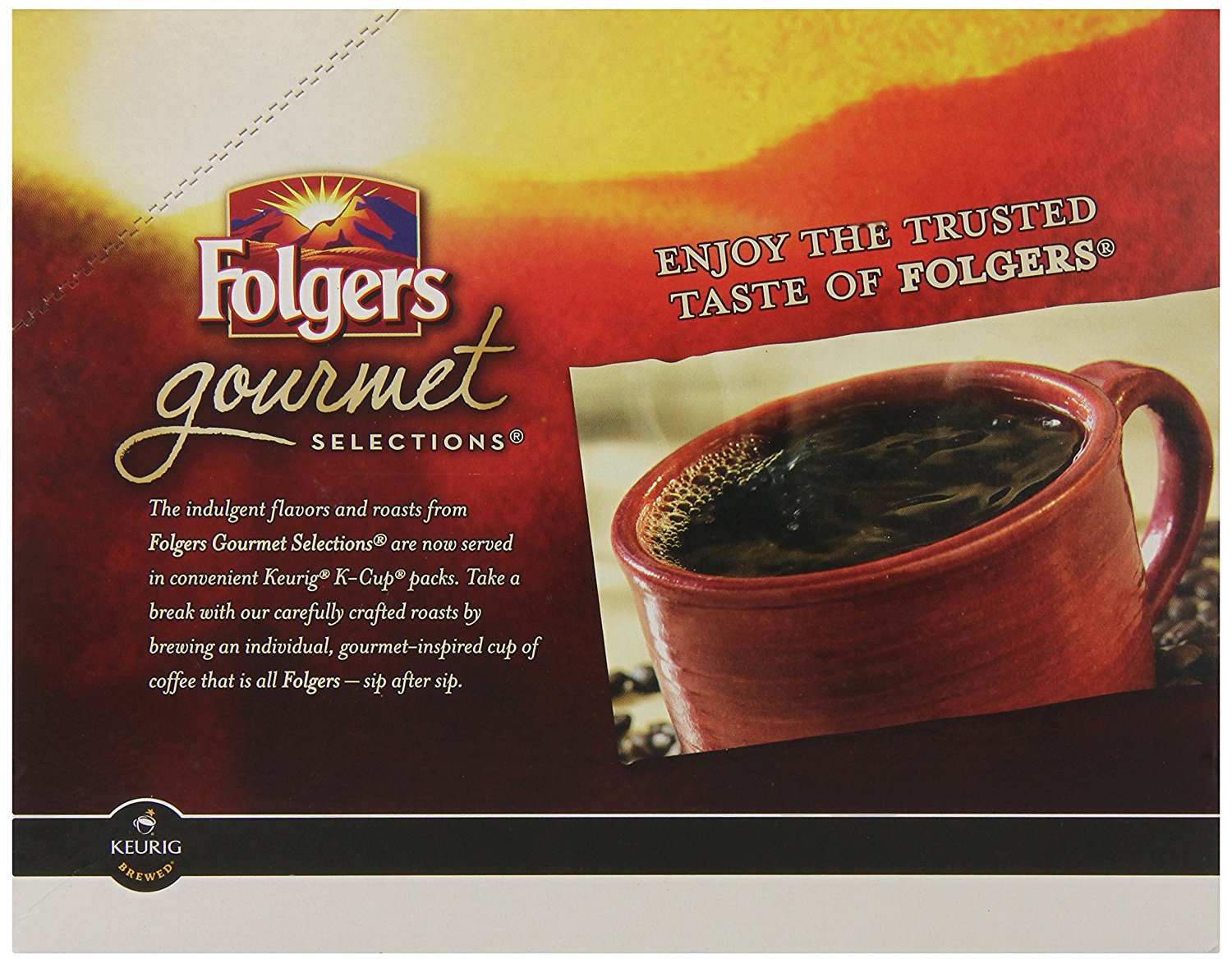 Folgers Gourmet Selections Black Silk Coffee K-Cups,Pack of 96 N6 free ...