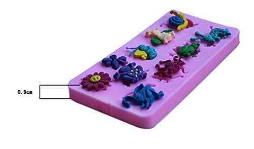 HSE Cute Animals Silicone Mold Cake Decorating Pastry Tools Candy ...