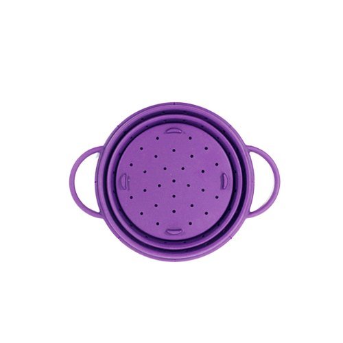 Silicone Collapsible Colanders Strainer Set (Purple) #L #M #S N4 free ...