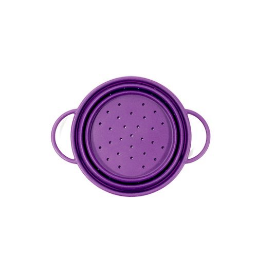 Silicone Collapsible Colanders Strainer Set (Purple) #L #M #S N5 free ...