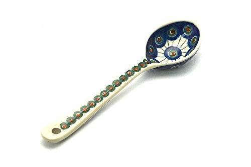 Polish Pottery Spoon - Medium - Peacock free image download