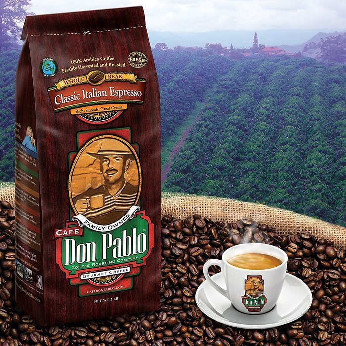 2LB Cafe Don Pablo Gourmet Coffee Signature Blend - Medium-Dark Roast ...