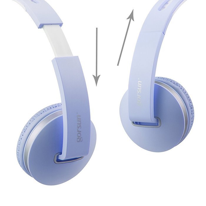 Lightweight Foldable Headphones Adjustable Headband Headsets with ...