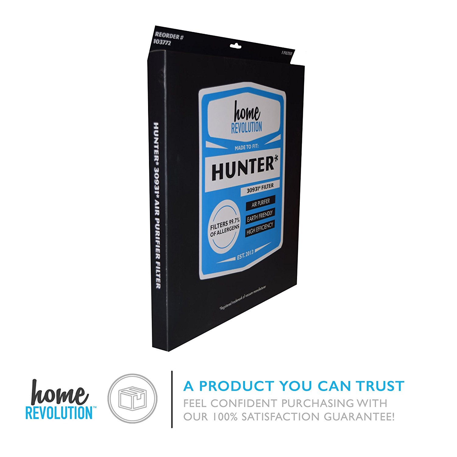 2 Hunter 30931 Home Revolution Brand Replacement Air Purifier Filter N6 ...