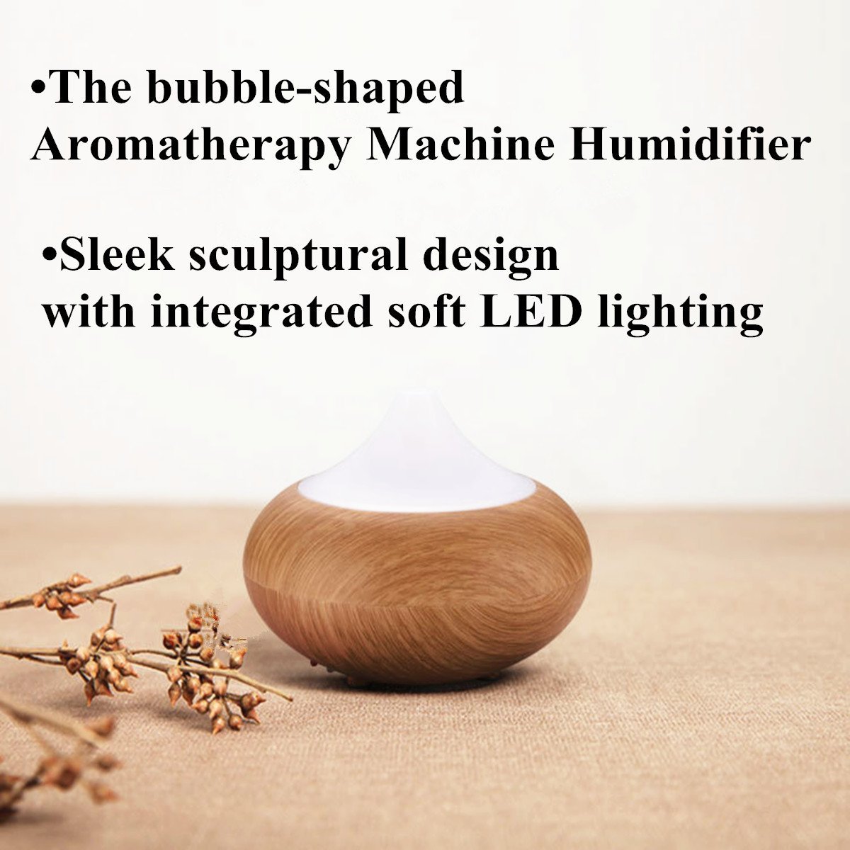 Essential Oil Diffuser Humidifier 150ml with 8-10 Hours Continuous ...