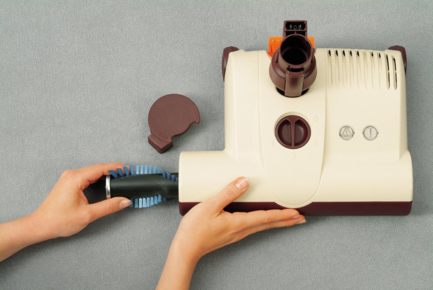 SEBO 9804AM Felix 1 Premium Classic Upright Vacuum with Parquet, Ivory ...