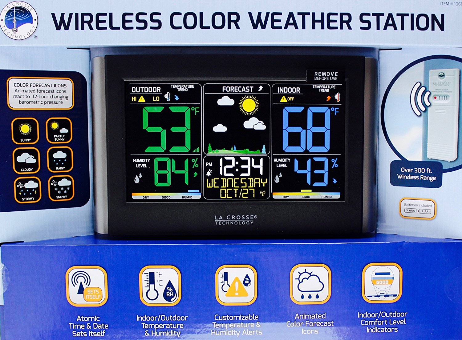 La Crosse Wireless Color Weather Station N2 free image download