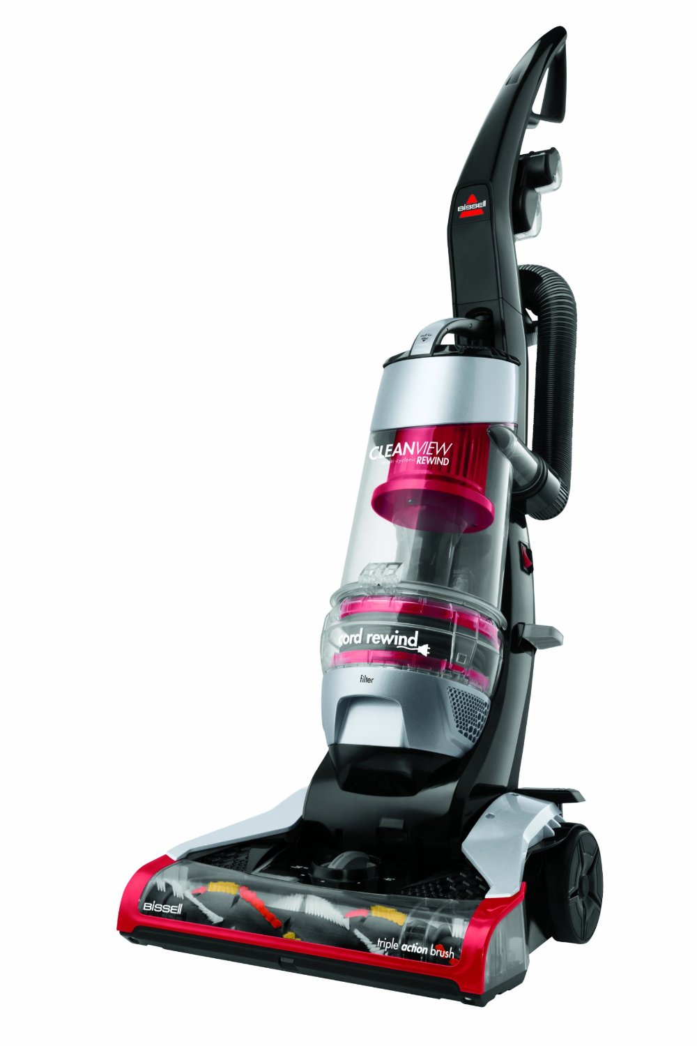 BISSELL CleanView Plus Rewind Bagless Upright Vacuum with Triple Action ...