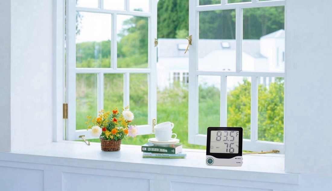 M-Mometer Easy Read Baby Room Thermometer Hygrometer. Indoor ...