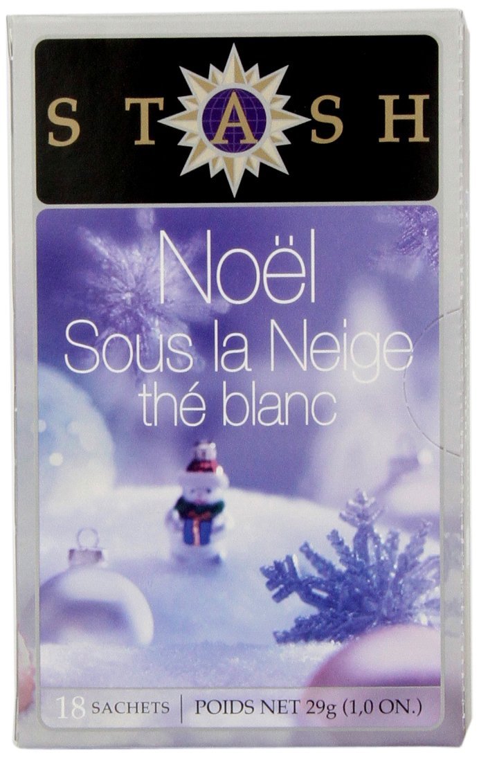Stash Tea White Christmas White Tea, 18 Count Tea Bags in Foil (Pack of ...