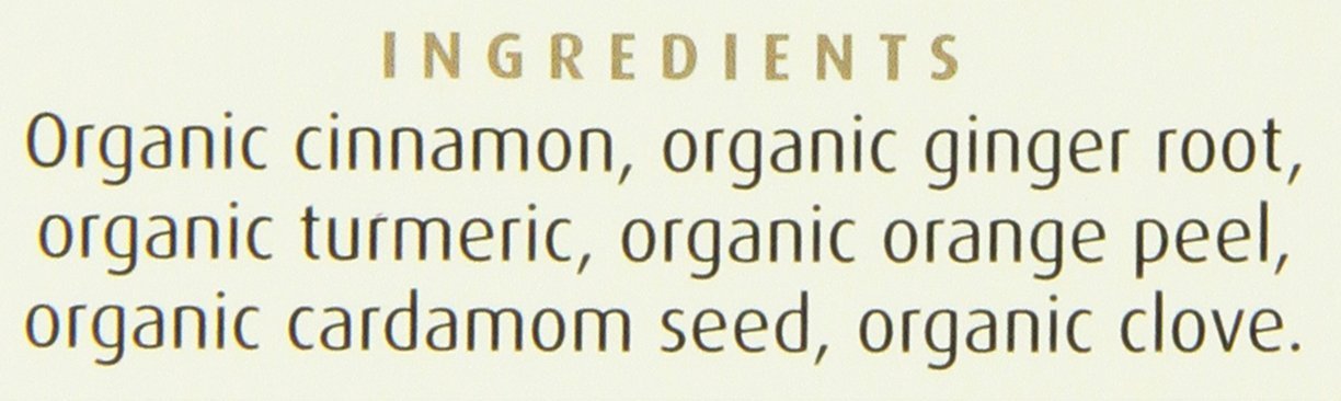 Stash Tea Organic Gold Cup Chai Herbal Tea with Turmeric, 18 Count ...