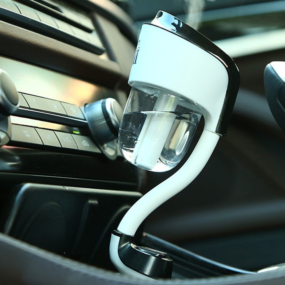 KOBWA Portable Mini Car Humidifier and Aromatherapy Essential Oil ...