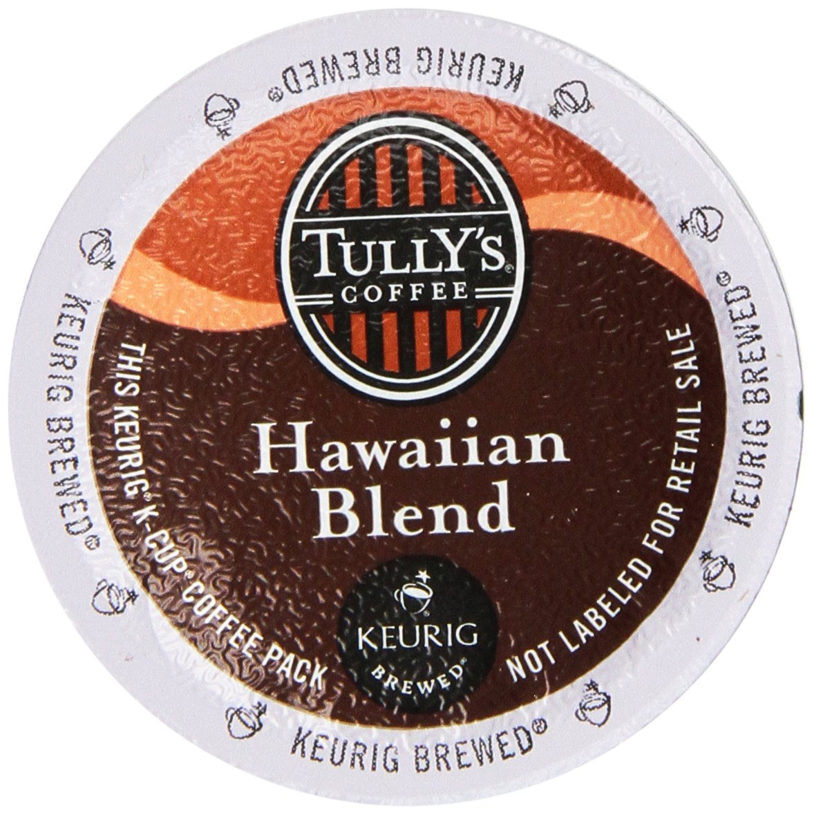 Tully's Hawaiian Blend Extra Bold Coffee Keurig K-Cups, 24 Count N6 ...
