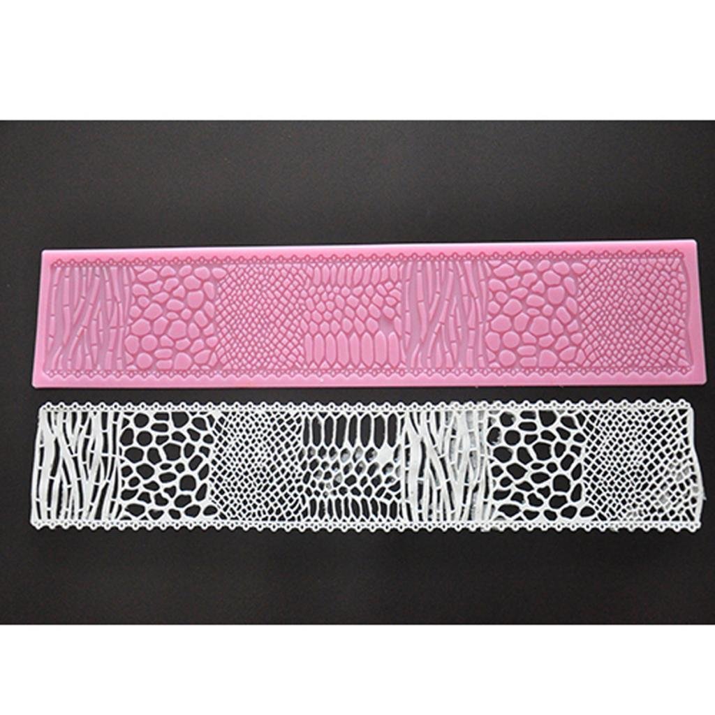 FOUR-C Decorating Tools Cake Lace Mat Silicone Decoration Mat for ...