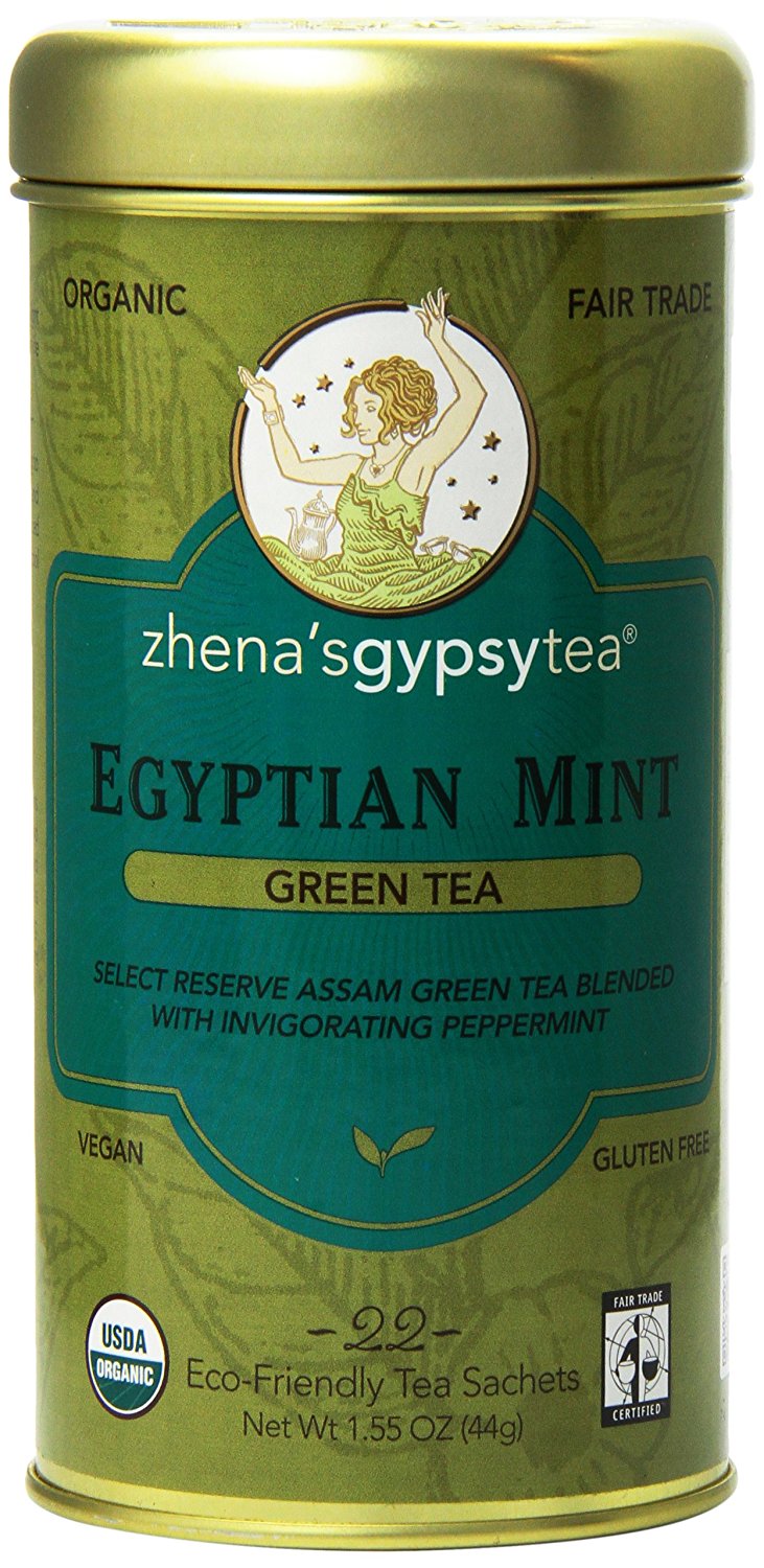 Zhena's Gypsy Tea, Egyptian Mint, 22 Count Tea Sachets free image download