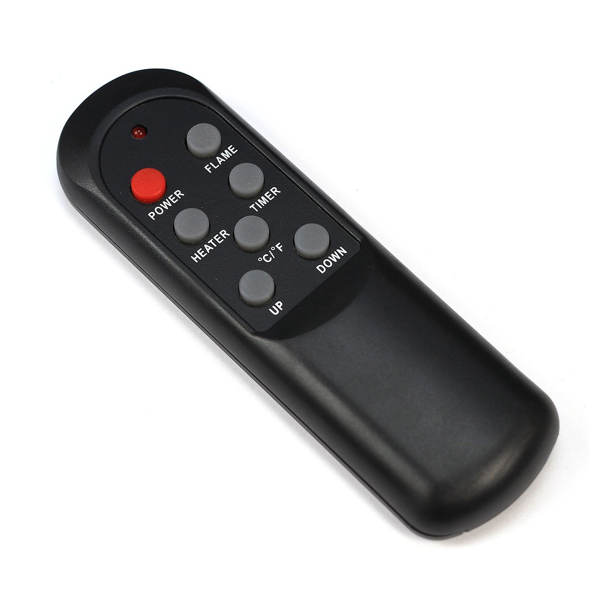 XtremepowerUS Infrared Quartz Electric Fireplace Heater Finish with ...