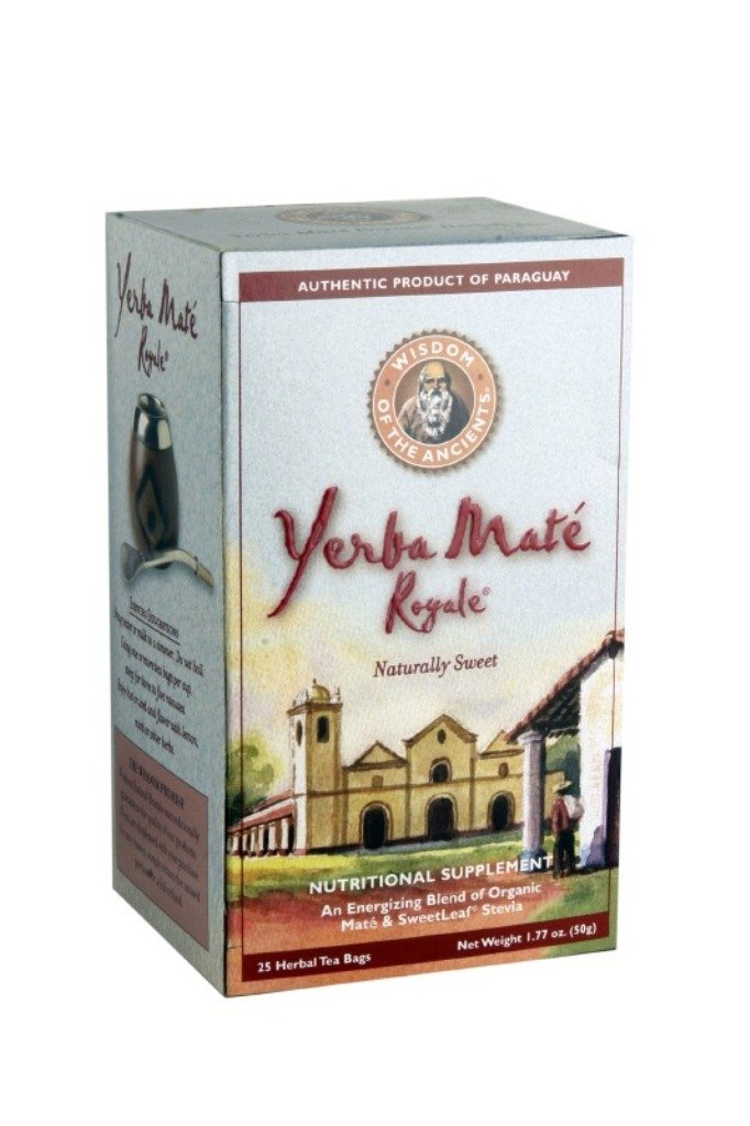 Wisdom of the Ancients Yerba Mate Royale Tea, Naturally Sweet, 25 Tea ...
