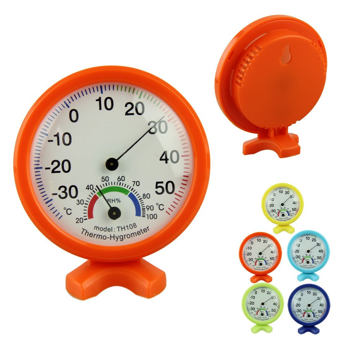 Voberry® New Arrival Round Accurate Temperature Humidity Meter ...