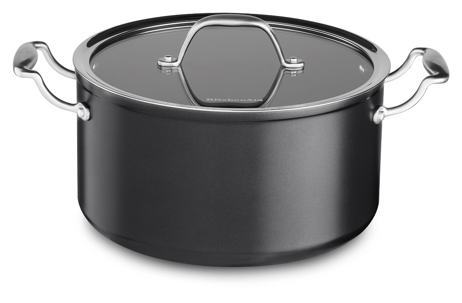 KitchenAid KCH160LCKD Hard Anodized Nonstick 6.0-Quart Low Casserole ...