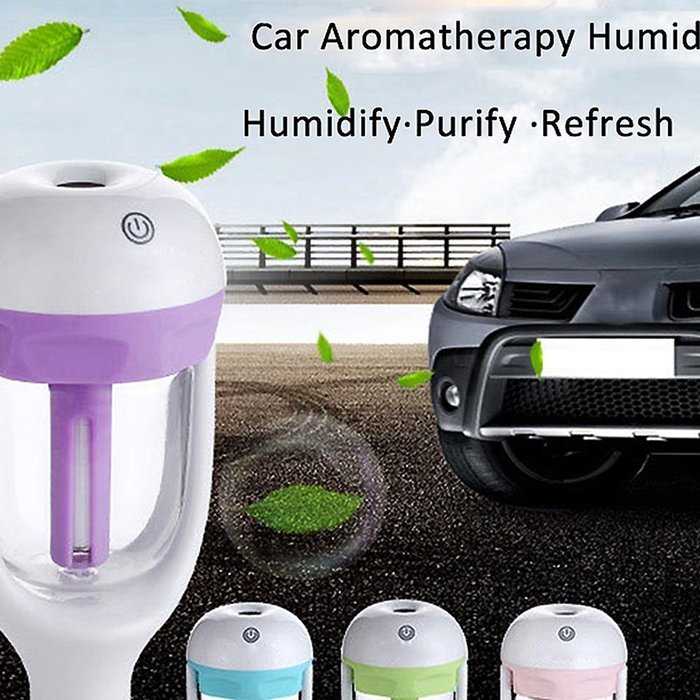 Travel Size Mini Car Humidifier Diffuser Essential Oil Ultrasonic Aroma ...