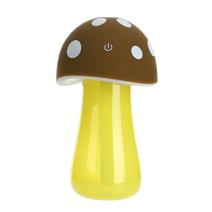 200ML Portable Mushroom Shape Mini USB Air Mist Humidifier with Night ...