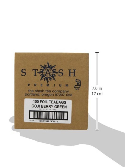 Stash Tea Premium Green Tea, 100 Count Box of Tea Bags in Foil N25 free ...