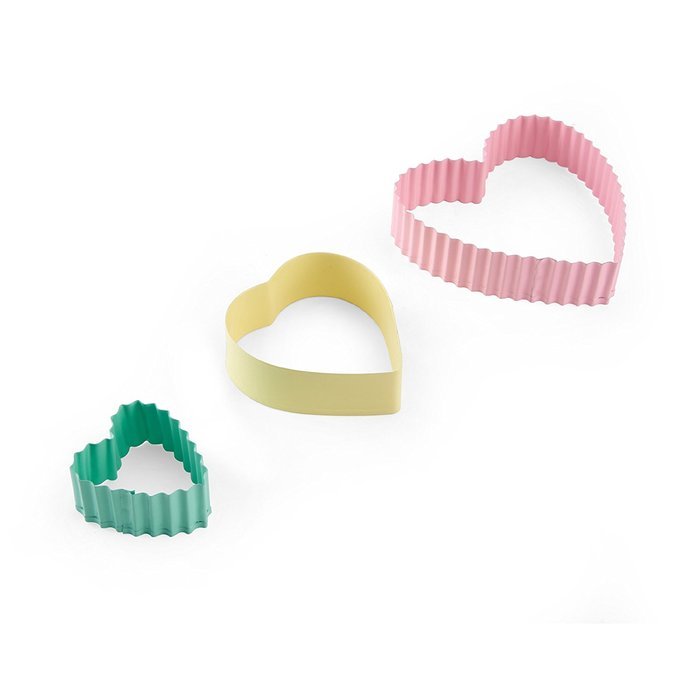 Farberware Baker's Advantage Heart Shaped Cookie Cutters, Set of 3 free ...