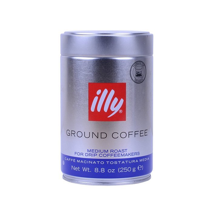Illy Caffe Normale Drip Grind (Medium Roast, Blue Band) Coffee Cans 8.8 ...