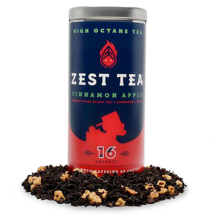 Energy Tea - High Caffeine Apple Cinnamon Black Tea - 150 Mg Of ...