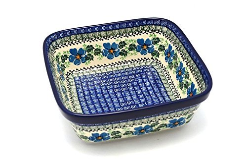 Polish Pottery Baker - Square - Morning Glory free image download