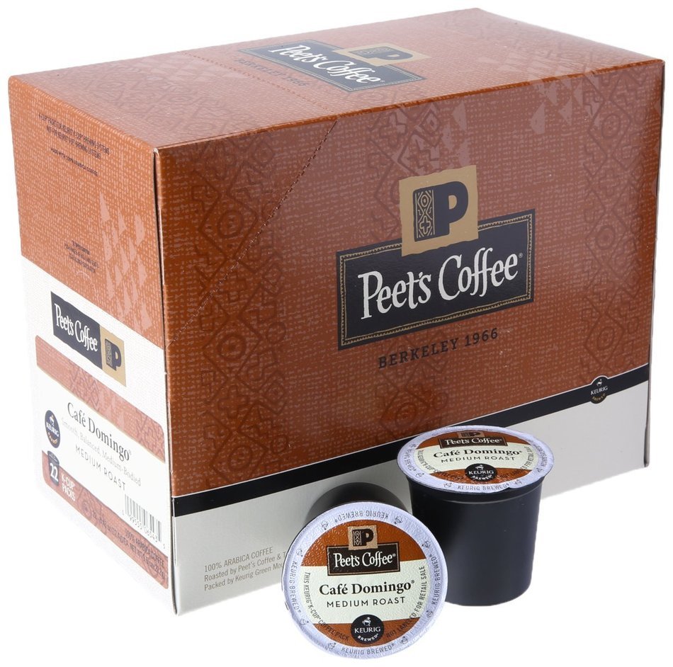 Peet's Coffee & Tea Cafe Domingo K-Cup Portion Pack for Keurig K-Cup ...
