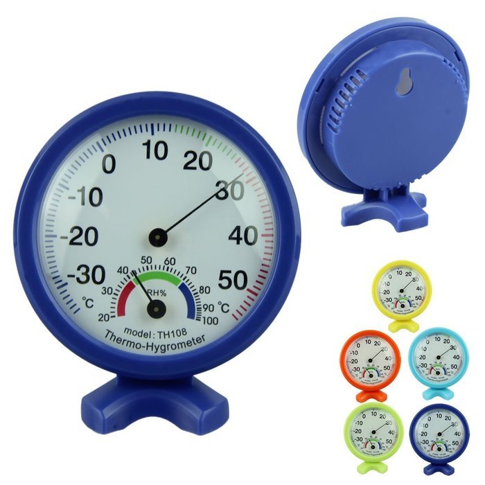 Voberry® New Arrival Round Accurate Temperature Humidity Meter ...