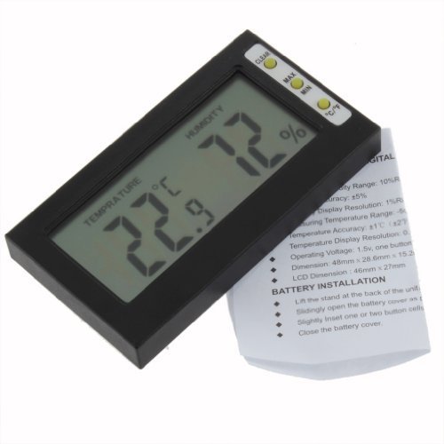 TOOGOO(R) Digital LCD Display Thermometer Hygrometer Temperature ...