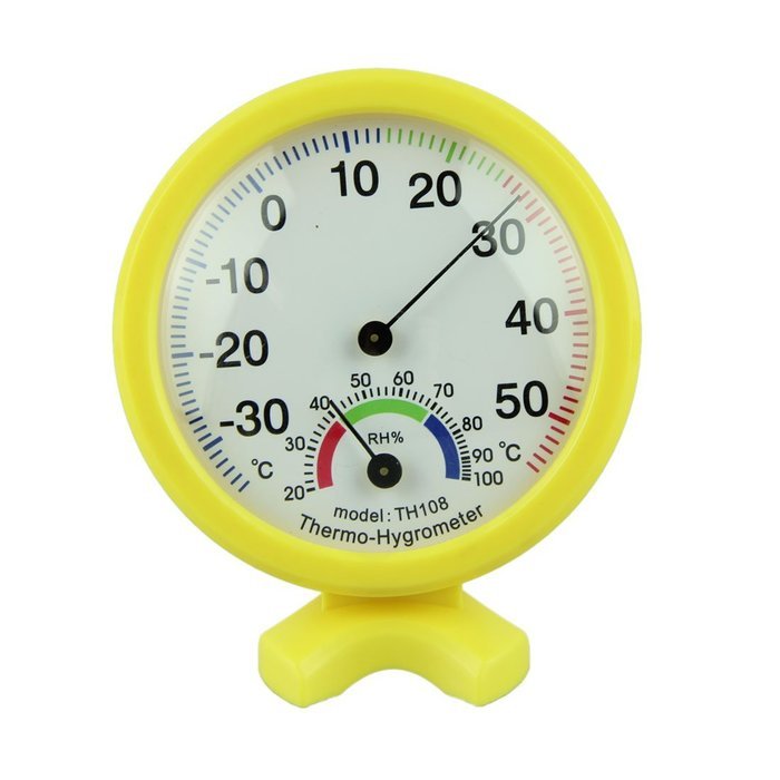 Voberry® New Arrival Round Accurate Temperature Humidity Meter ...