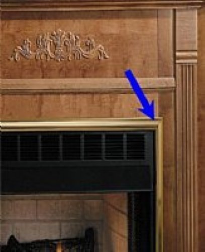 Comfort Flame PT42B Perimeter Trim for Fireplace, 42-Inch, Brushed ...