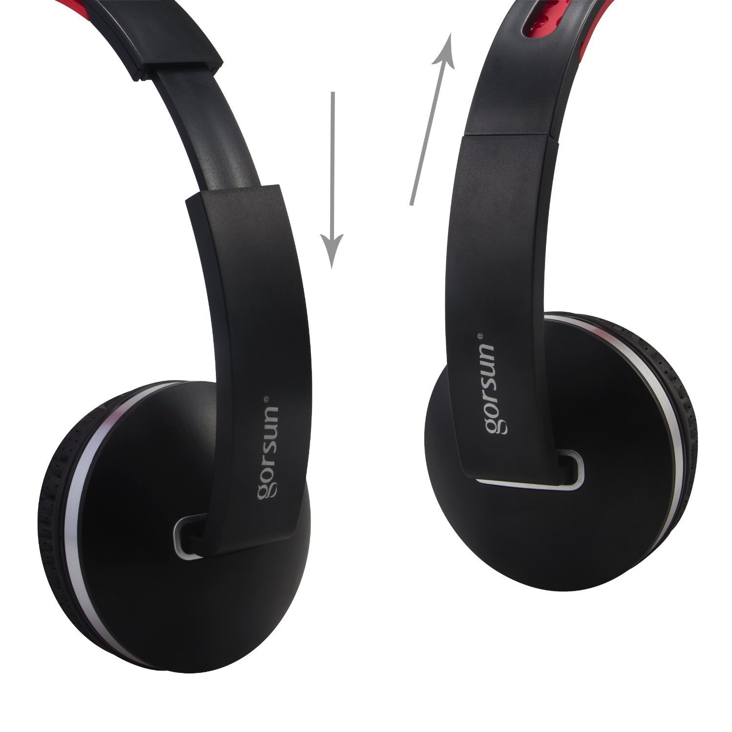 Lightweight Foldable Headphones Adjustable Headband Headsets with ...